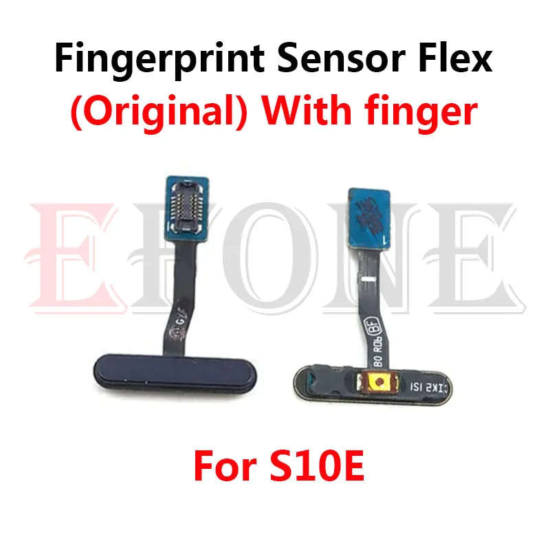 For-Samsung-S10E-Fingerprint-Touch-Sensor-Finger-Power-Switch-ON-OFF ...