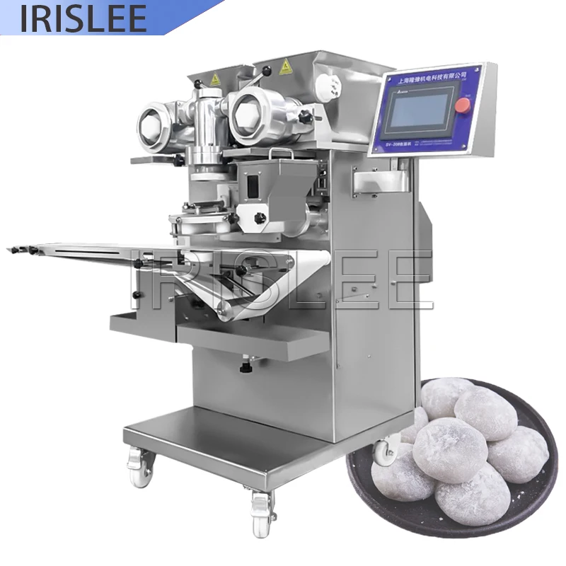Automatic-Glutinous-Rice-Ball-Encrusting-Forming-Ice-Cream-Mochi-Making ...