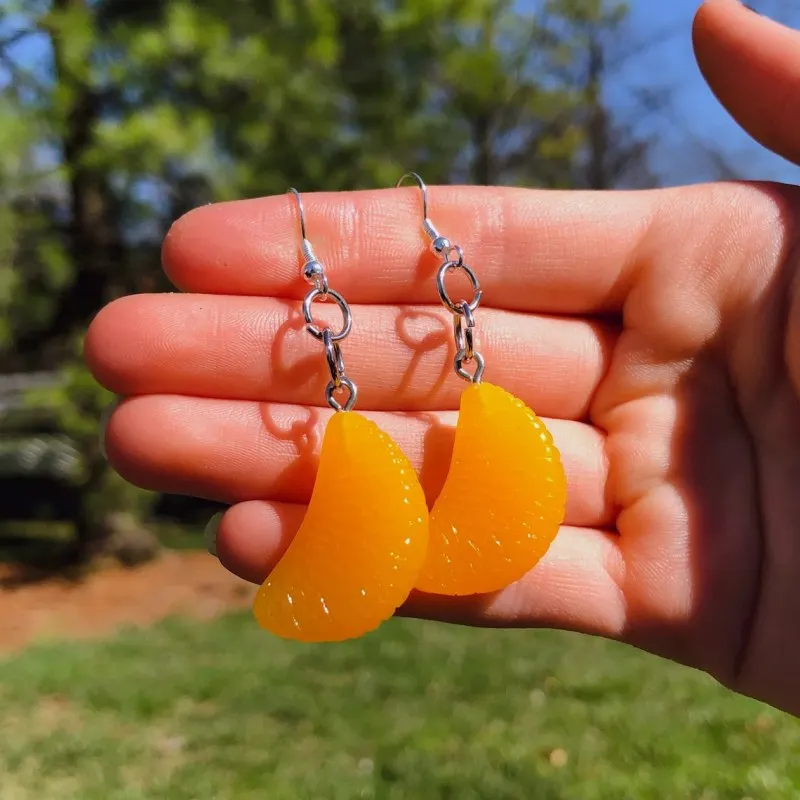 Funny-Simulation-Fruit-Orange-Banana-Women-s-Earrings-Personalized-Flat ...