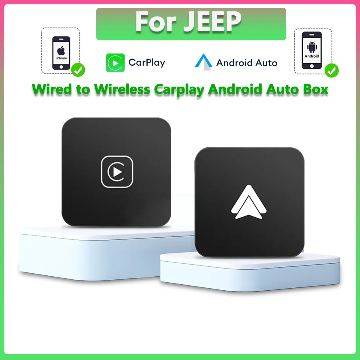 For-JEEP-Carplay-Mini-Box-Wired-to-Wireless-Android-Auto-AI-Box-Car ...