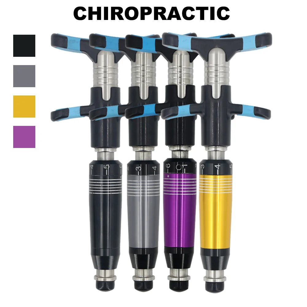 Chiropractic-Adjustment-Tool-Manual-Gun-Set-Spine-6-Levels-Single-Head ...