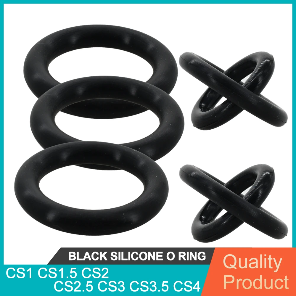 Black-Silicone-O-Ring-Washers-CS1-CS2-CS2-5-CS3-CS4-Food-Grade-Sealing ...