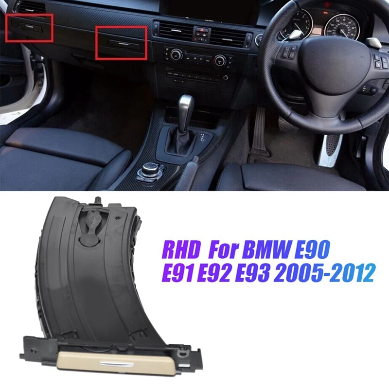 RHD Car Retractable Cup Holder Trim Parts 51459173468 For BMW E90 E91 ...