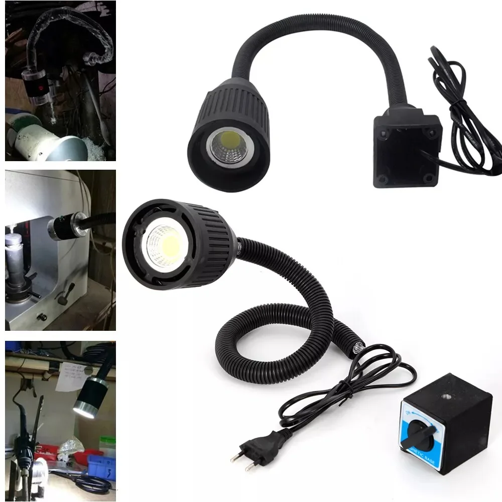 5W CNC Machine Light Workbench Lamp - 500lm Adjustable Clamp Flexible ...
