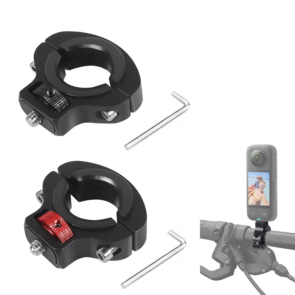 Aluminum-Alloy-Mount-1-4-Screw-Bicycle-Bike-Handlebar-Clip-Holder-Clamp ...