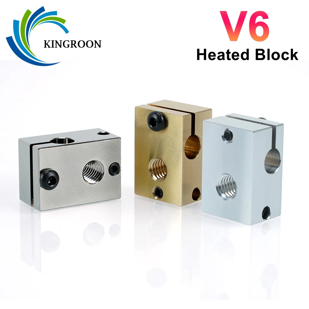 1PC-V6-Heated-Block-Copper-Plated-Brass-Aluminium-Heating-Blocks-For ...