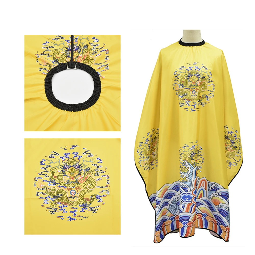 Salon-Haircut-Cape-Dragon-Pattern-Chinese-Style-Adult-Barber-Apron ...