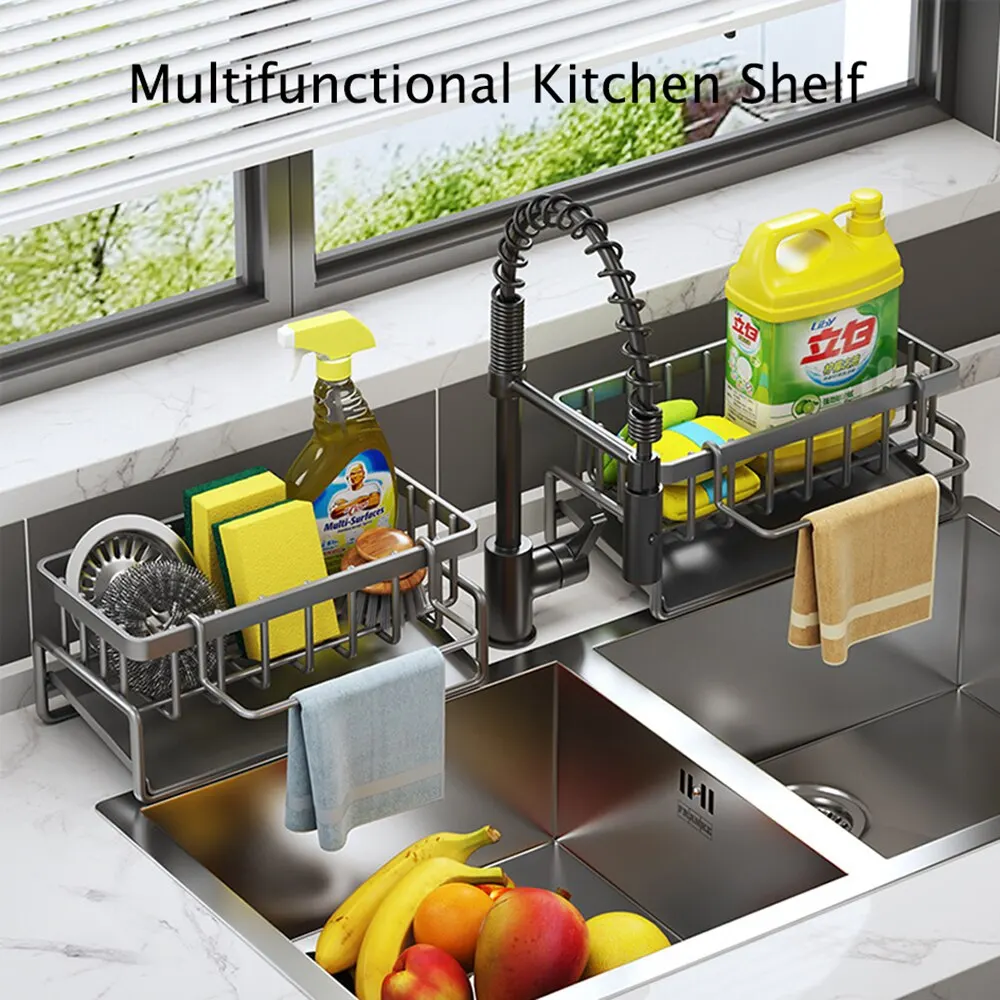 Kitchen-Sink-Side-Shelf-Removable-Rag-Rod-Multifunctional-Sponge-Wire ...