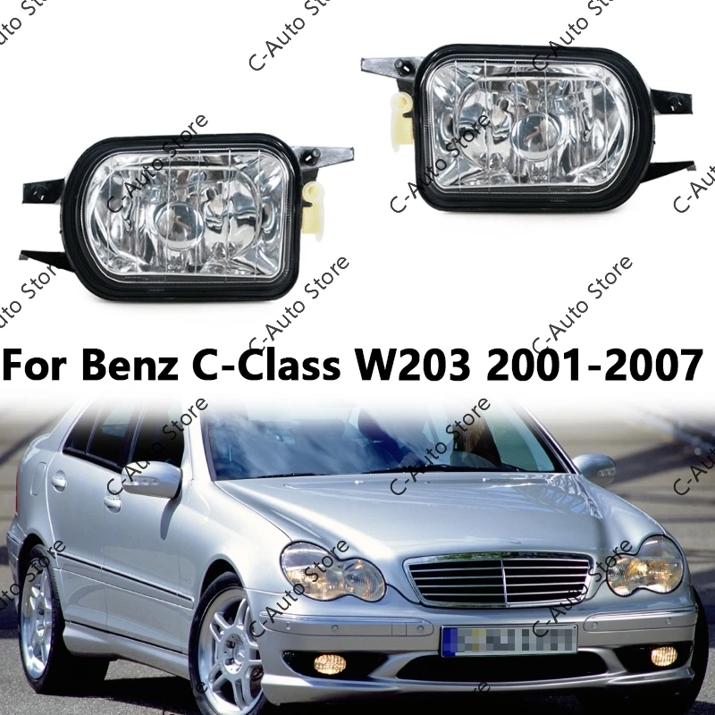 Car-Front-Bumper-Fog-Lights-Lamp-Fog-Light-Without-Bulb-For-Benz-C ...
