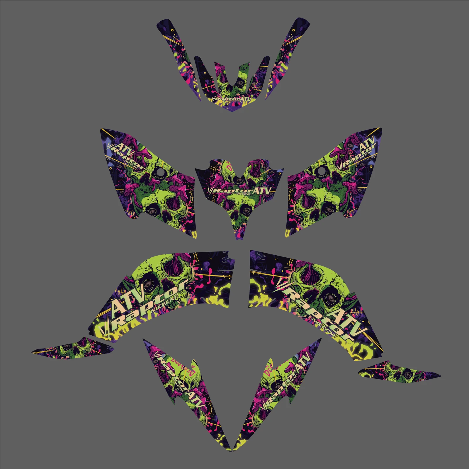 For-Yamaha-Raptor250-YFM250-Raptor-250-2008-2023-2012-2013-ATV-Graphics ...