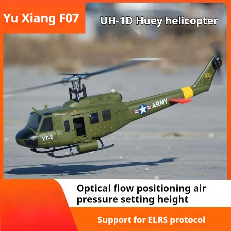 Yuxiang F07v Huey Uh1d Realistic Remote Control Helicopter Six Channel ...