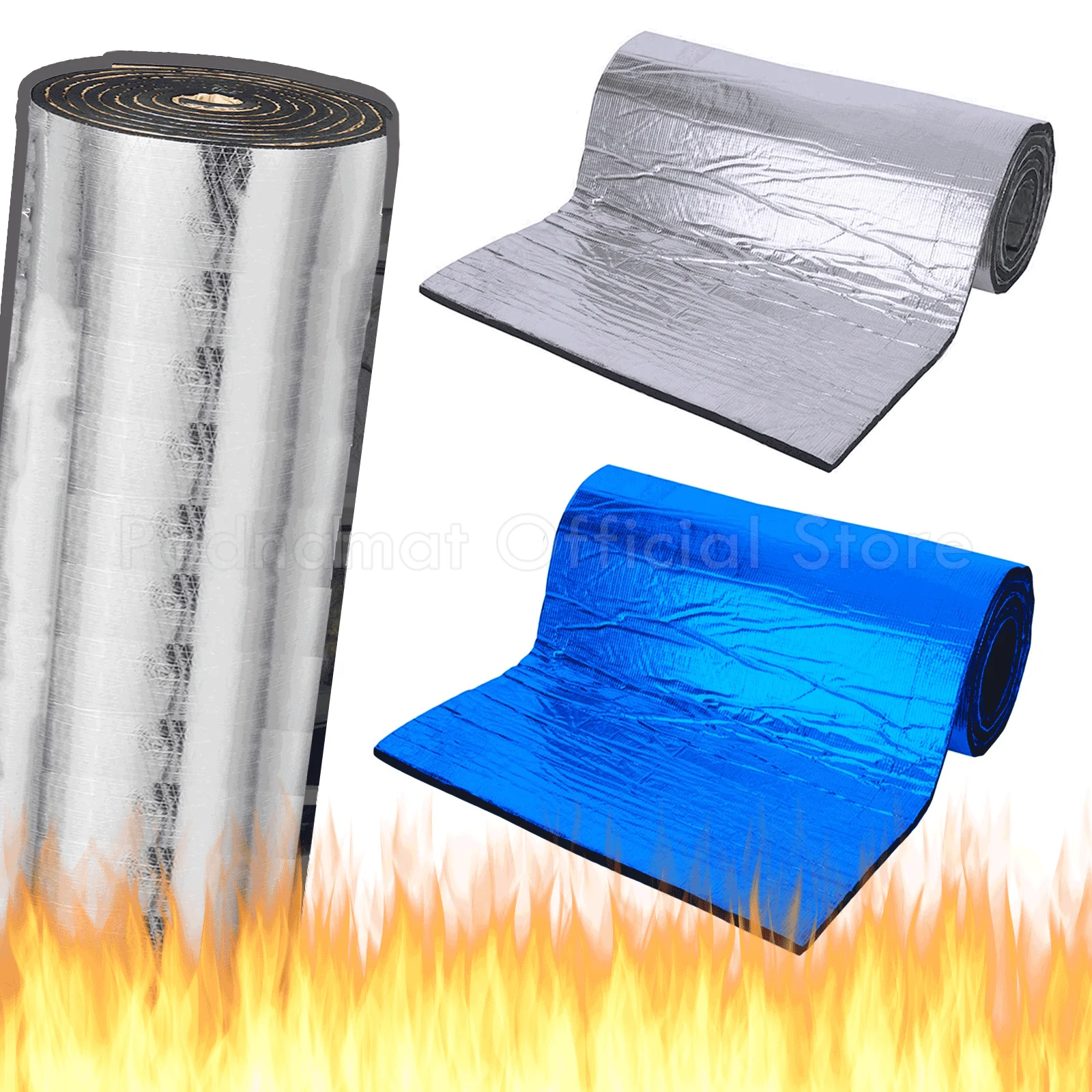 200x50cm-Car-Heat-Protection-Film-Heat-Insulation-Mat-Self-adhesive ...