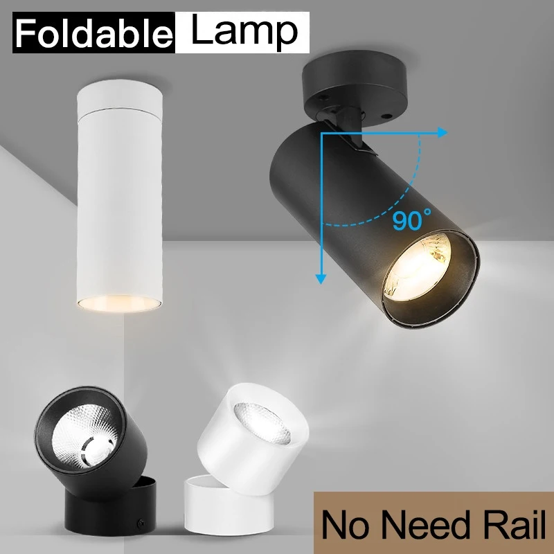 Led-Spotlight-Downlight-Foldable-Surface-Mounted-Ceiling-Spot-Light-for ...