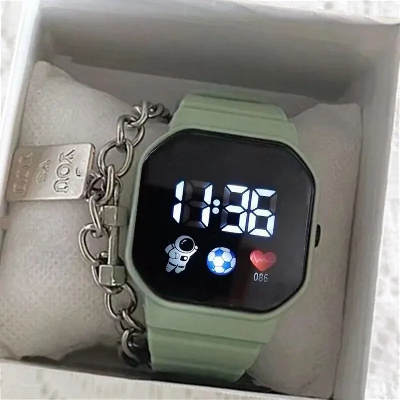 High-Aesthetic-Tech-Watch-Women-Simple-Fashion-Unique-Design-Single ...