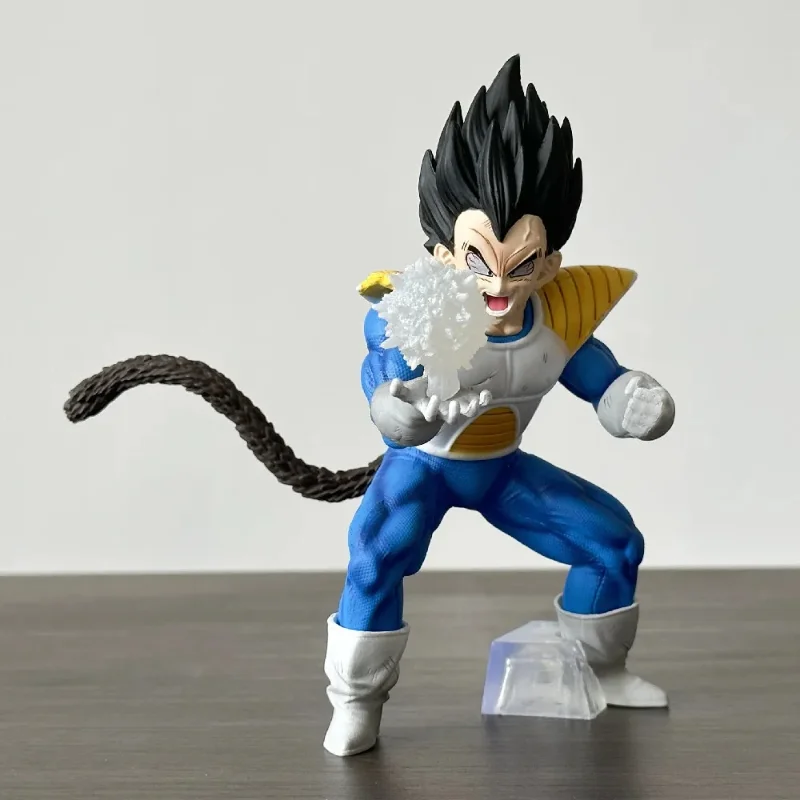 17CM-Anime-Dragon-Ball-Z-Vegeta-Figure-Vegeta-Statue-with-Artificial ...
