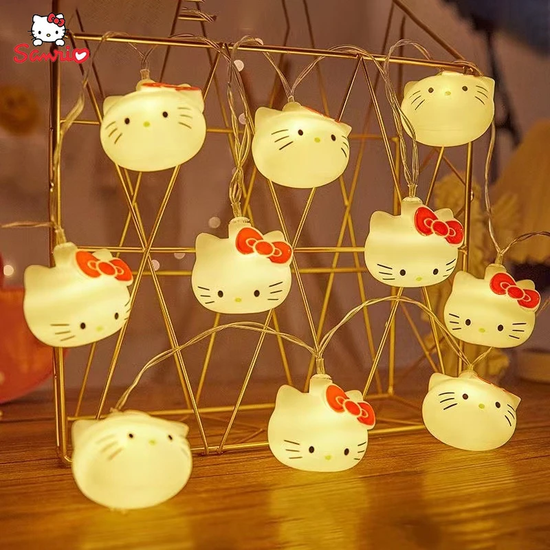 Kawaii-Sanrio-Hello-Kitty-Lights-String-Bedroom-Battery-Atmosphere ...