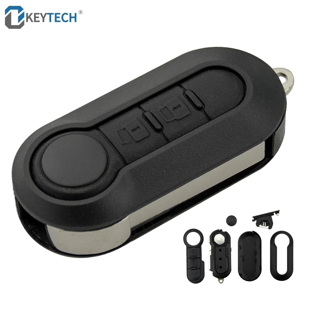 OkeyTech-2-Buttons-For-Fiat-500-Punto-Ducato-Stilo-Panda-Flip-Remote ...