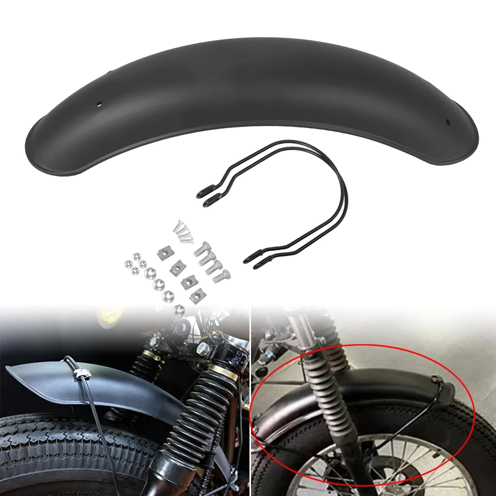 Motorcycle-Front-Mudguard-Replacement-Retro-Wheel-Mud-Guard-Modified ...