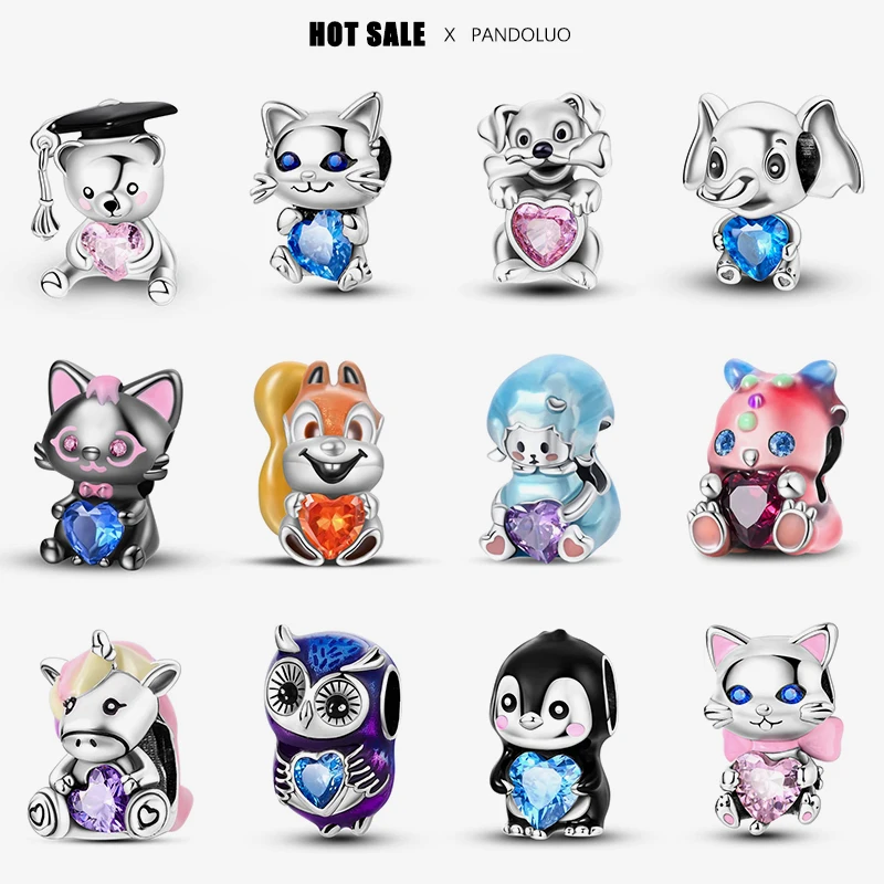 2023-yeni-925-g-m-sevimli-hayvan-hayvan-ekilleri-g-z-al-c-boncuk ...