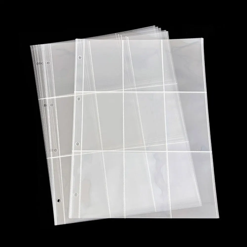 A4-Transparent-Photo-Album-Refill-Binder-Single-Sided-Inner-Insert ...