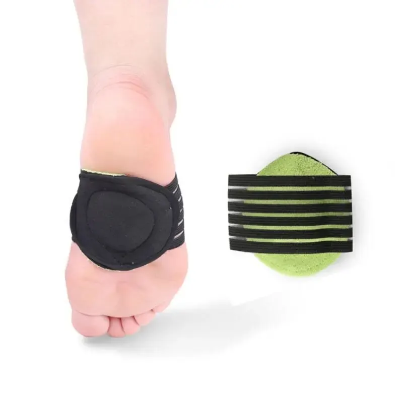 Arch-Support-Insole-Bandage-Over-Foot-Flat-Foot-Green-And-Black-Foot ...