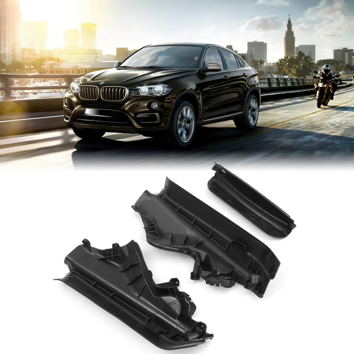 Front-Engine-Upper-Compartment-Partition-Panel-Trim-For-BMW-X5-X6-E70 ...