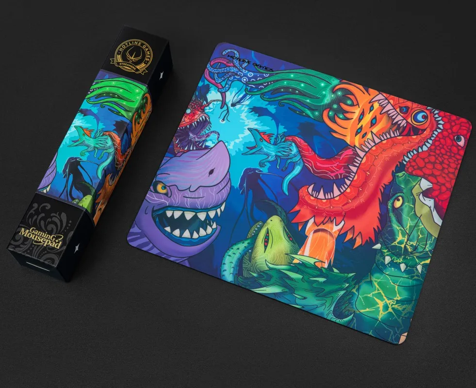Hotline-Games-Mousepad-New-Streamer-Rainbow-Phantom-Coating-Smooth ...