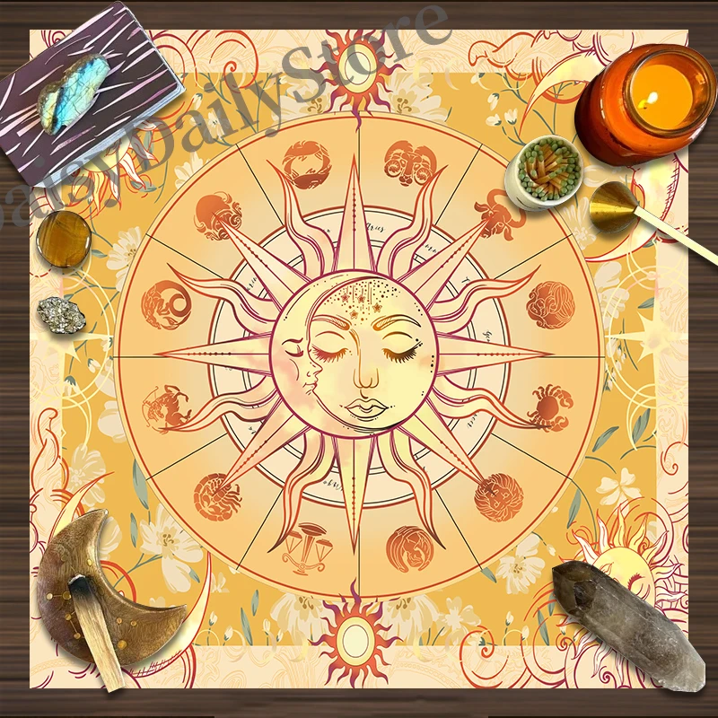 Altar Cloth Witchcraft | Tarot Card Tablecloth | Tarot Table Cloths ...