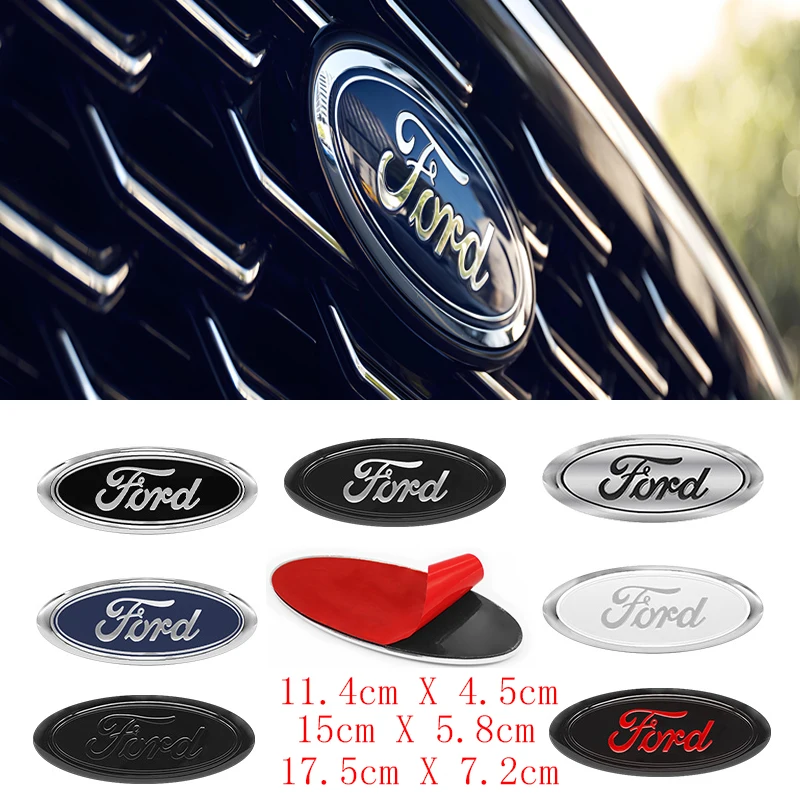 Car Front Grille Logo Hood Logo Badge Sticker Trunk Accessories For ...