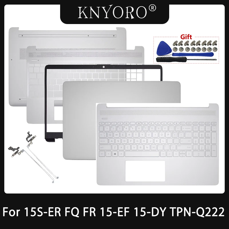New For hp 15S-FQ case white 15S-ER 15S-FR 15-EF 15-DY TPN-Q222 TPN ...