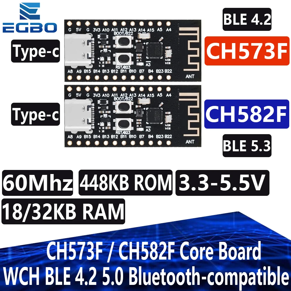 CH573F CH582F Core Board WCH BLE 4.2 5.0 Bluetooth-compatible ...