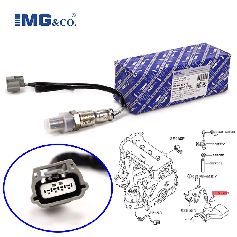 IMG-Lambda-Probe-O2-Oxygen-Sensor-226A0-3TS0B-226A03TS0B-For-NISSAN ...