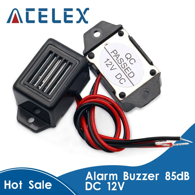 Alarm Buzzer DC 12V 85dB Mini Electronic Alarm Buzzers Constant Tone|Instrument Parts ...