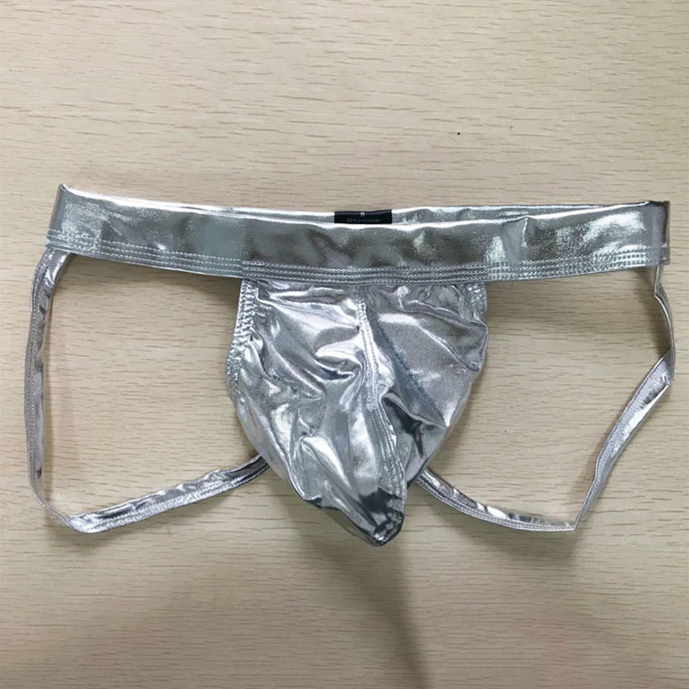 Suspensorio-de-cuero-sint-tico-para-hombre-ropa-interior-masculina-de ...