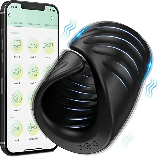 HESEKS Male Masturbator Penis Training Vibrator With APP Control Sex ...