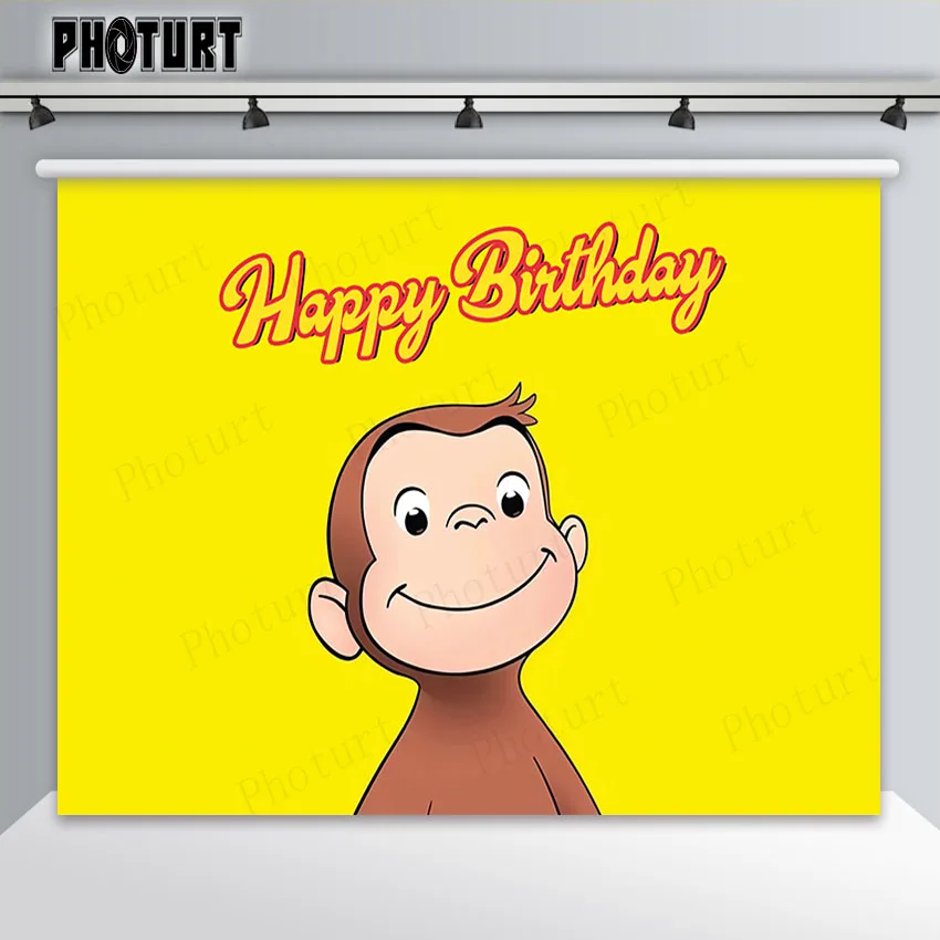 Curious George Backdrop
