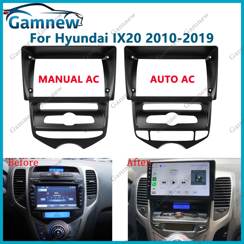 9 Inch Car Frame Fascia Adapter Canbus Box Decoder Android Radio Dash ...