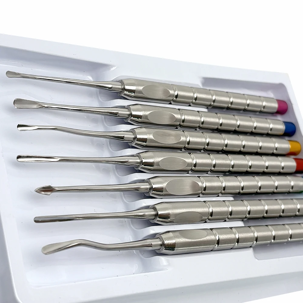 Kit-Dental-Luxating-Root-Tooth-Elevator-Knife-Titanium-Alloy-Extraction ...