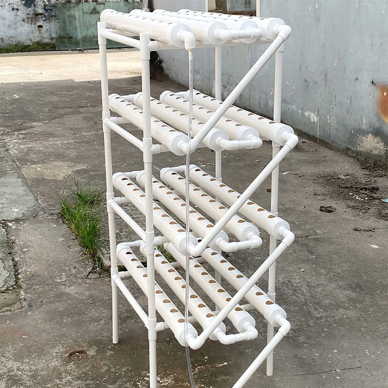 Stackable Hydroponic Grow System: DIY PVC Pipe Planter