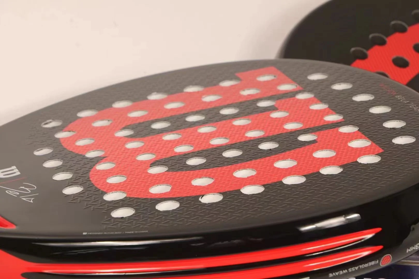 W Padel Racket Porfessional Series Palas 3 Layer Carbon Fiber Board ...