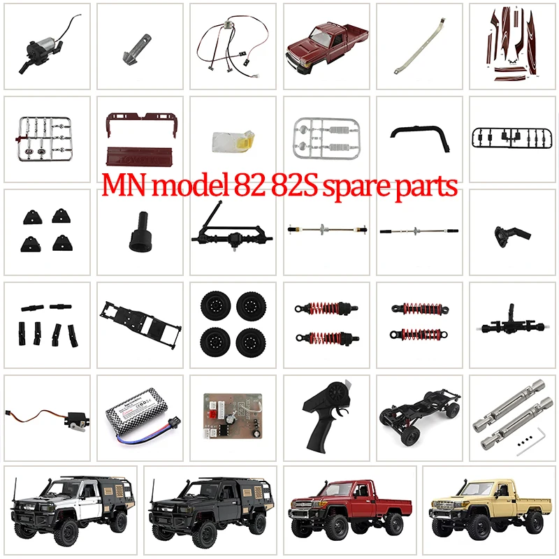 MN MODEL MN82 LC79 RC Remote Control Car Parts Upgrade Wheel Eyebrow ...