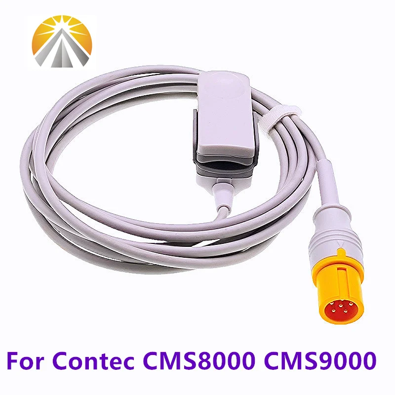 Reusable Contec SpO2 Sensor 6 Pin for CMS5100 CMS8000 CMS9000 Patient ...