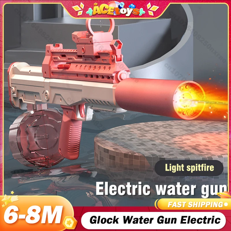 Water-Gun-Electric-Full-Automatic-Large-Capacity-Pistol-Continuous ...