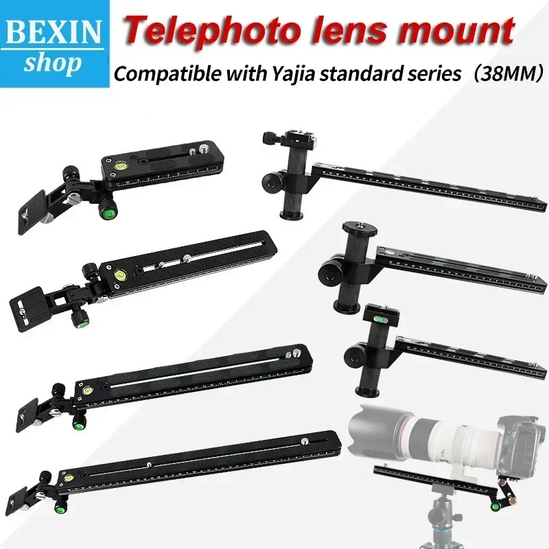 Telephoto-Lens-Support-Bracket-Holder-with-150-250-300-400mm-Long-Rail ...