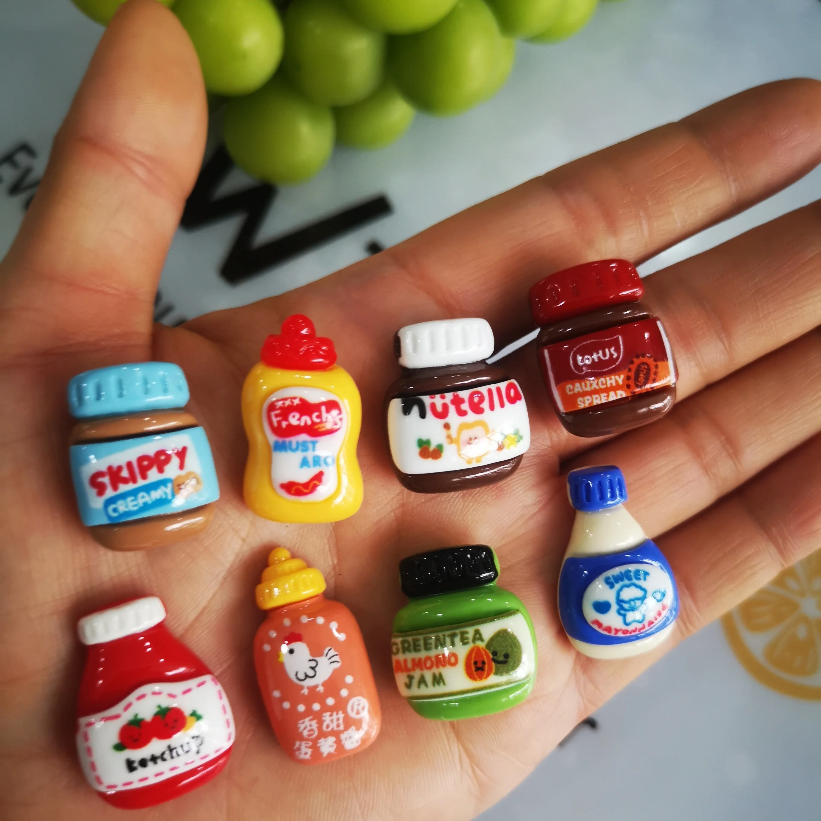 8pcs Refrigerator Magnets Cartoon Food Fridge Magnets Cute Decorative ...