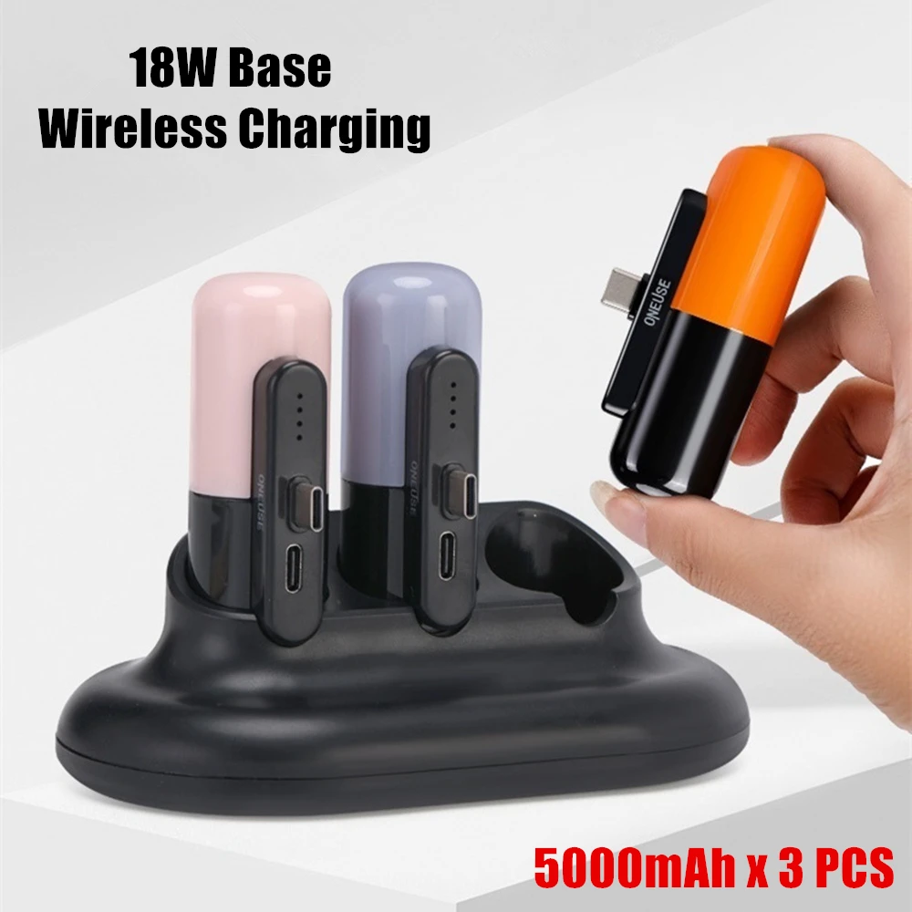 15000mAh-Capsule-Power-Bank-For-iPhone-Samsung-Xiaomi-OPPO-Portable ...