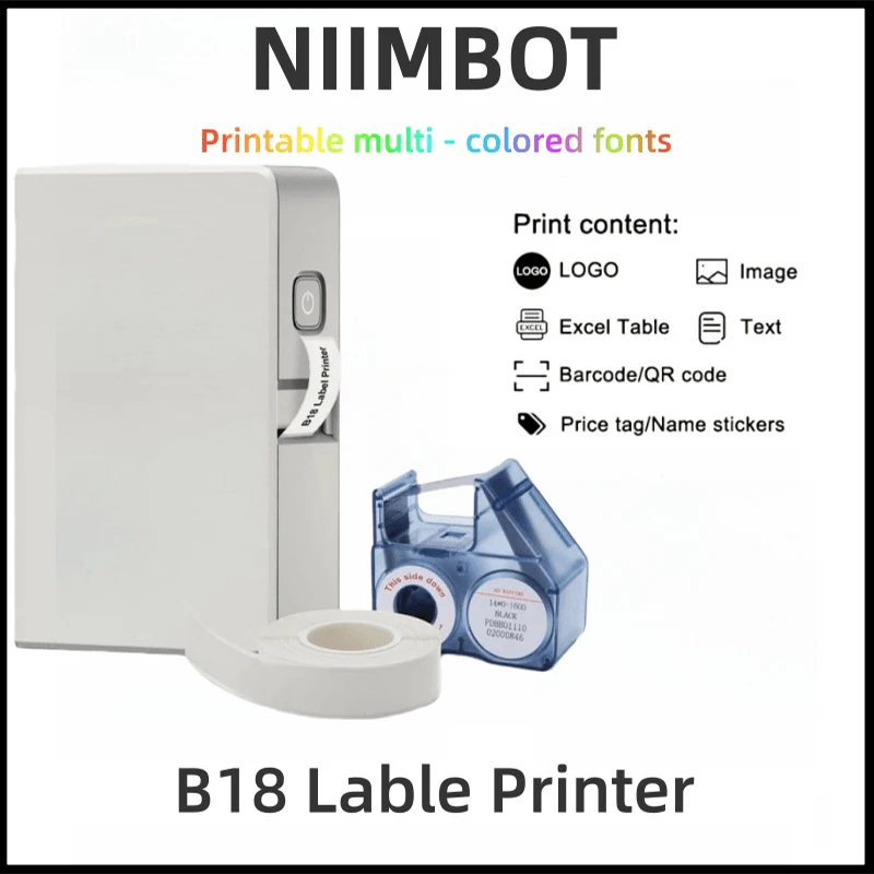 NIIMBOT-B18-Color-Label-Printer-Conex-o-sem-fio-Bluetooth-Edi-o-m-vel ...