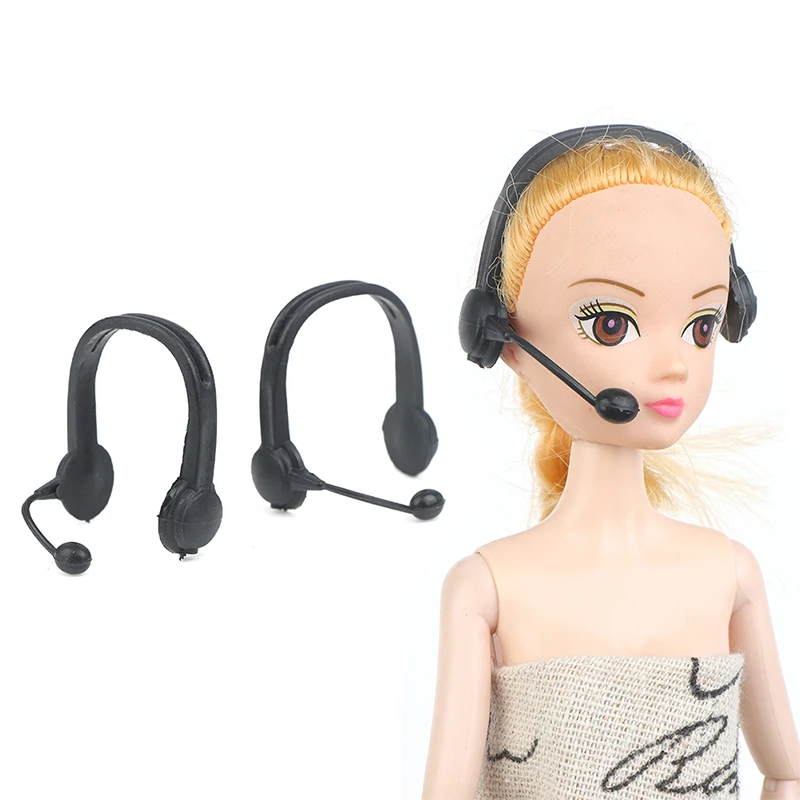 2Pcs-1-12-Dollhouse-Miniature-Earphone-Headset-Headphone-Model-Home ...