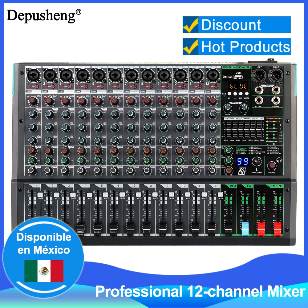 Depusheng-Console-de-son-portable-PA12-centre-audio-professionnel ...