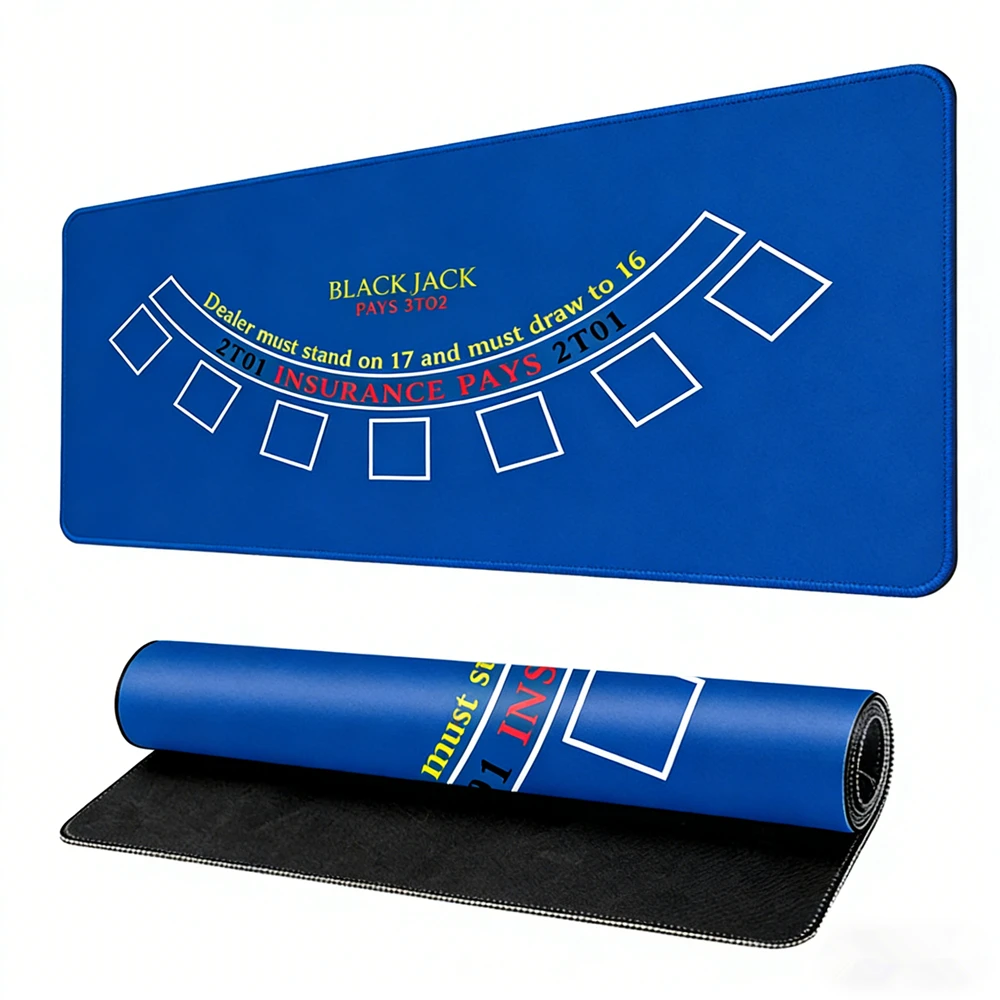 Professional Rubber Blackjack Baccarat Roulette Poker Table Cover Texas ...